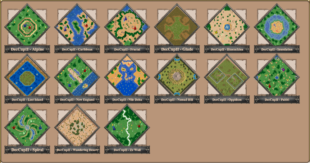 DECIMATION CUP II - LOW ELO ONLY TOURNAMENT! - Age of Empires 2 - AoE2 ...